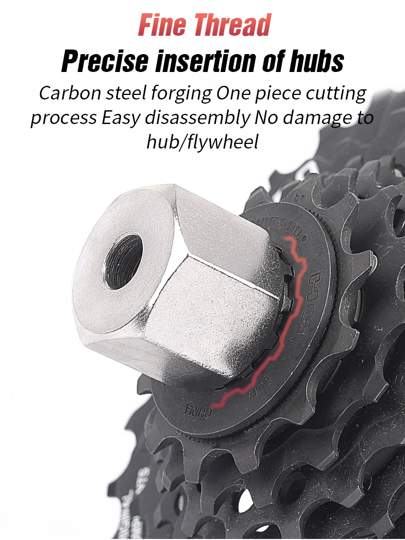 Durable MTB Bike Freewheel Sprocket Remover Tool - Essential Cycling ...