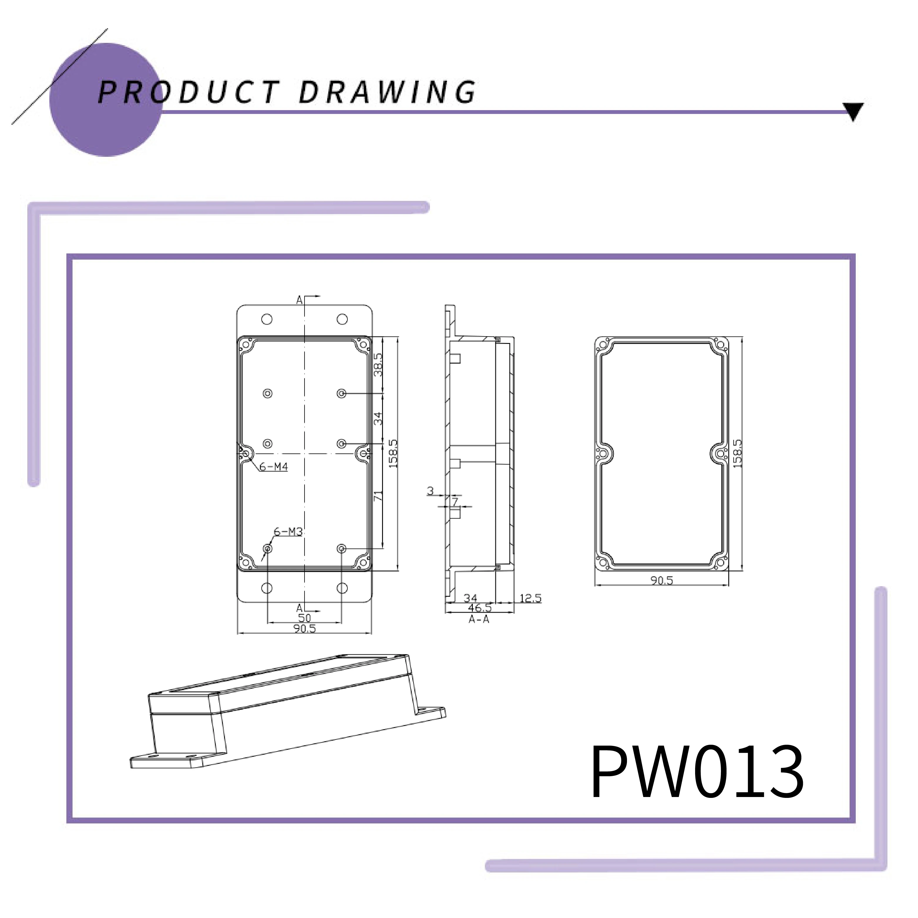 Everest Professional Pw013 Power Junction Box For Enclosures Waterproof Is The Electronics ...