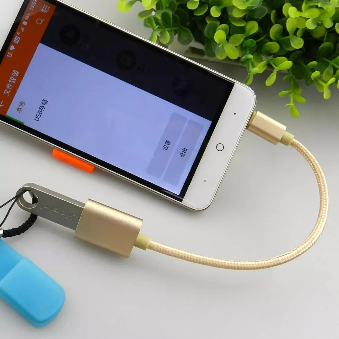 KM Chinese Factory V8 Metal OTG Adapter Micro to USB Android Phone ...