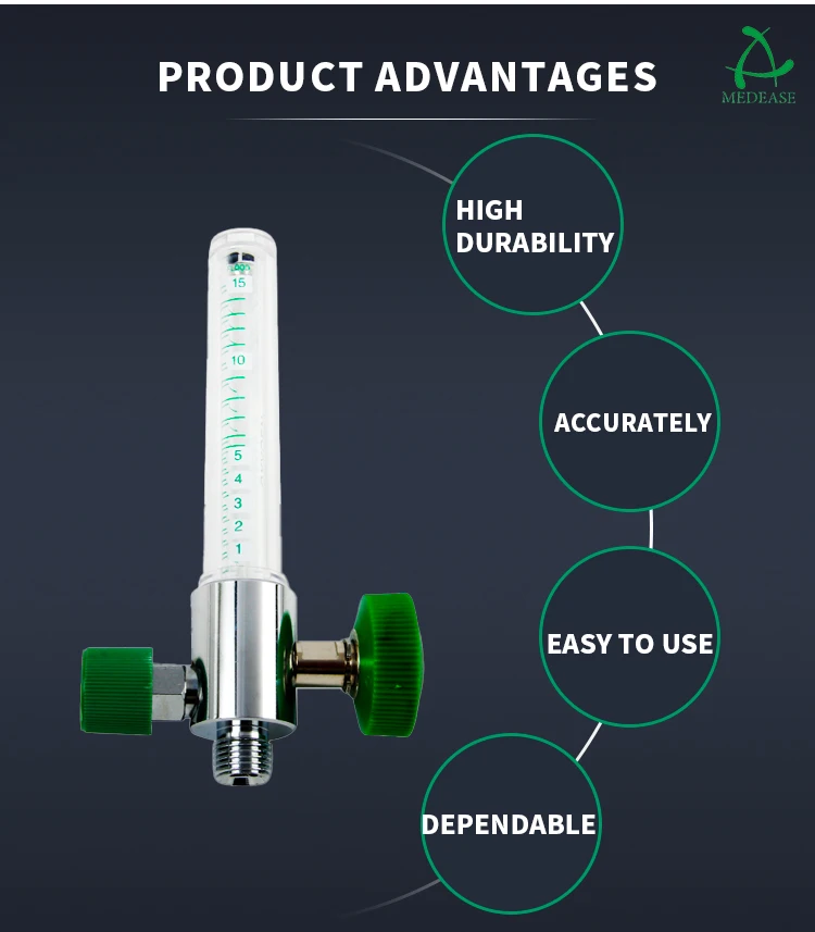 Wall Mounted Oxygen Medical Flowmeter Oxygen Concentrator Humidifier ...