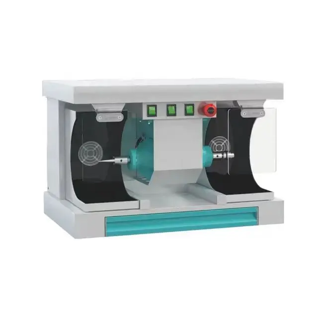 Dental Laboratory Equipment Table Top Sanding Double Head Polishing ...