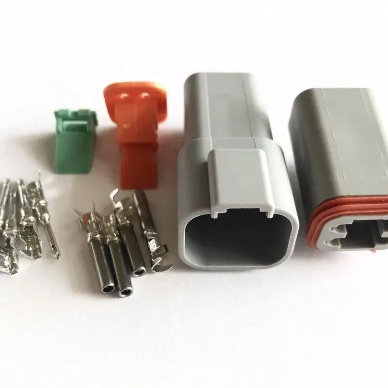 4-pin Deutsch Dt04 Engine Gearbox Waterproof Electrical Connector - Buy ...
