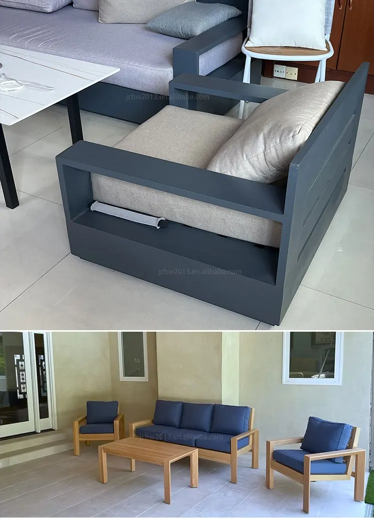 Modern Outdoor Aluminum Sun Loungers - Durable & Stylish