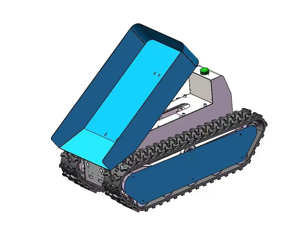 ZHLUN Tracked Mobile Tank Robot Crawler-Agv for Uneven Roads