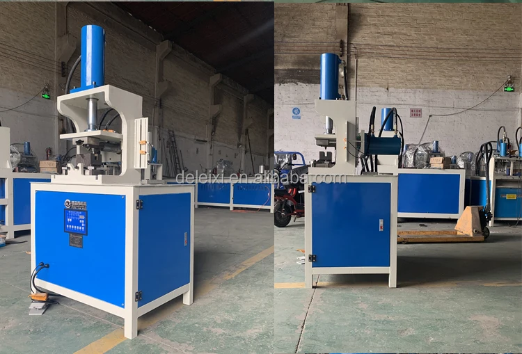 Hydraulic Angle Cutter 90 Degree Steel Pipe Hole Cutting Machine
