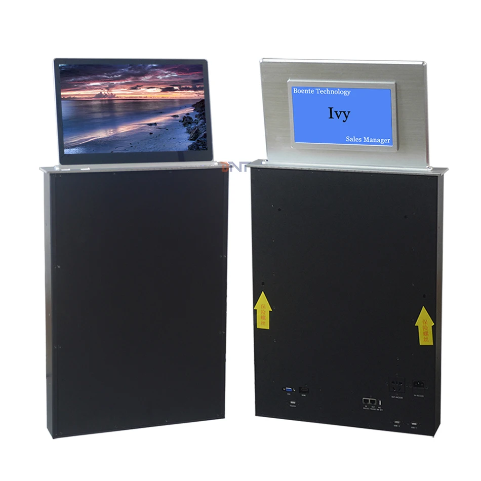 Conference Table Pop up LCD Monitor Lift BNT 17.3