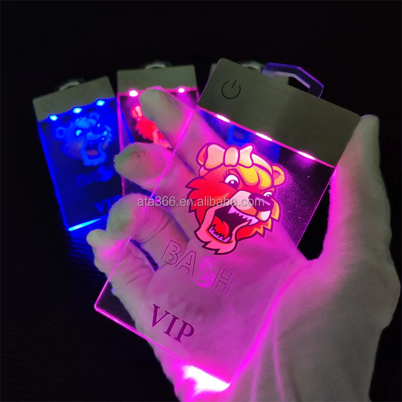 9 LED Employee Retractable Lanyards with Logo Custom and id Badge ...