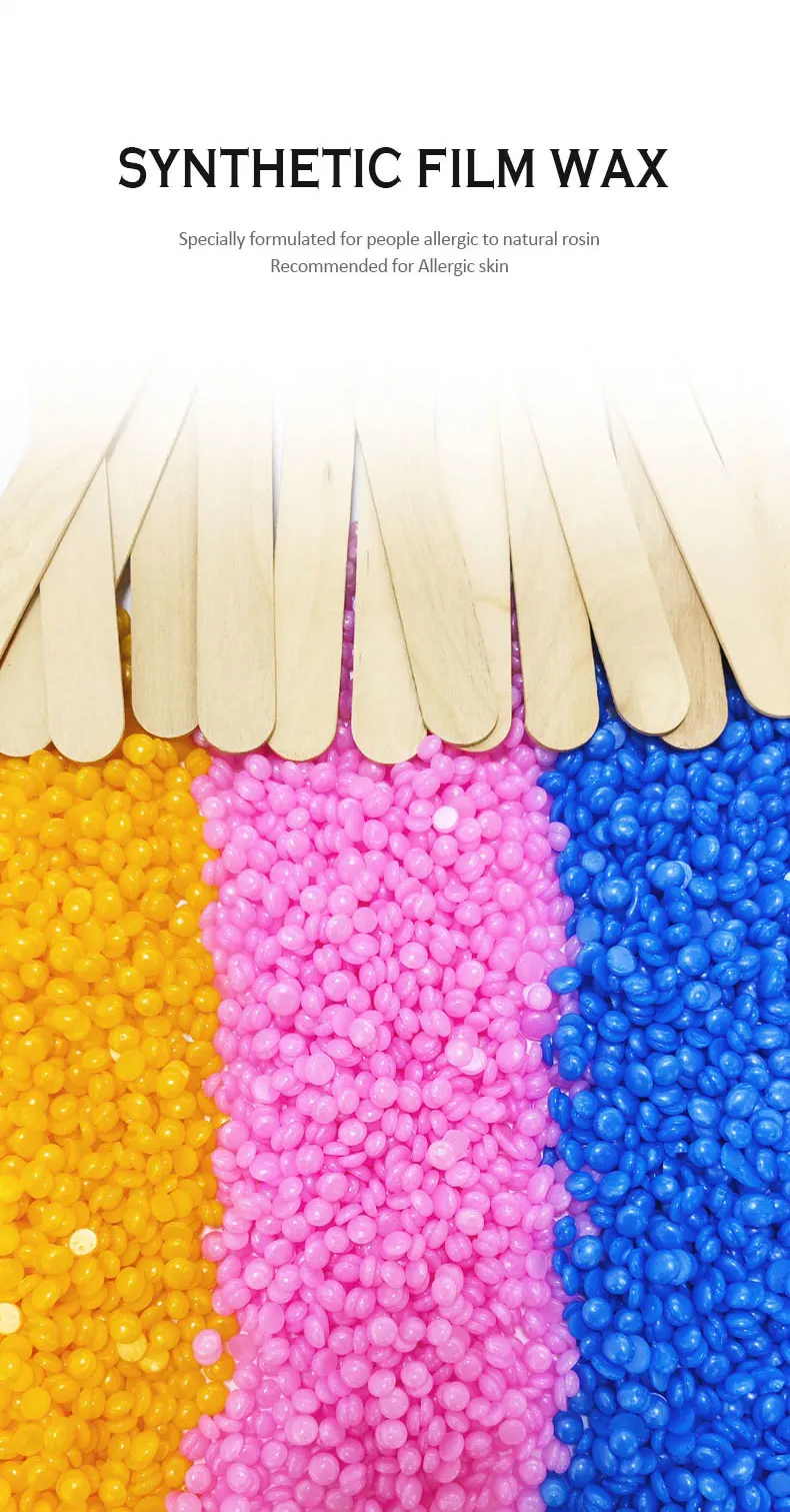 Competitive Price 500g Hard Wax Beads Depilatory Hair Removal Rosette ...