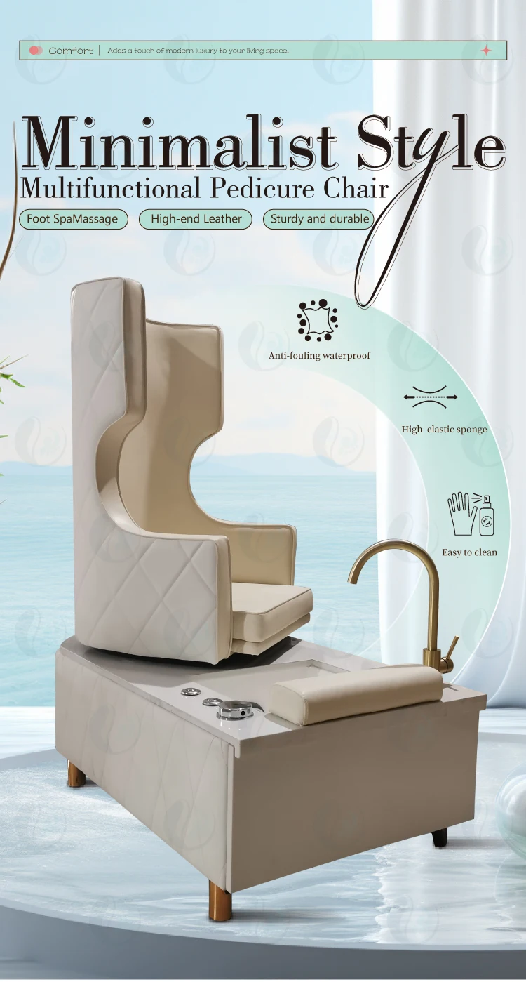 Customized Recliner Electric Pedicure Chairs Foot Spa Massage Manicure ...