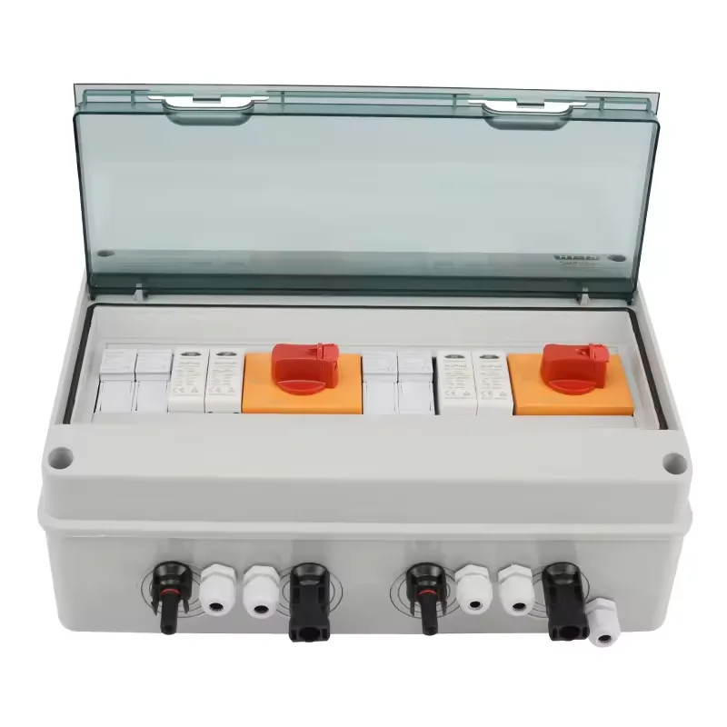 Dc Combiner Box 1000v 25a 2 In 2 Out 2 Strings Pv Combiner Box Solar ...
