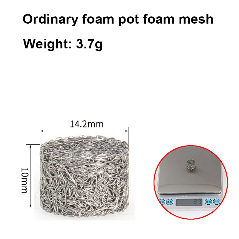 Stainless Steel Compressed Foaming Filter Mesh Knitted Wire Mesh Gasket ...