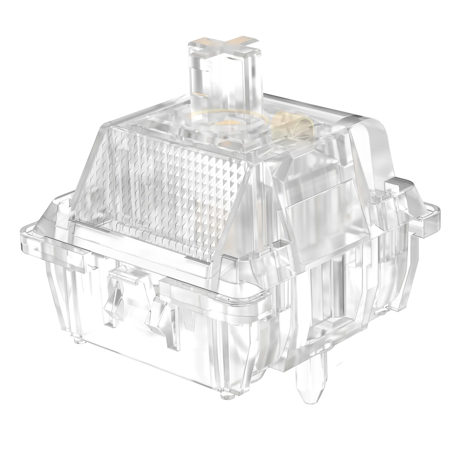Durock Ice King Tactile Switches Transparent Clear Full Nylon Housing ...