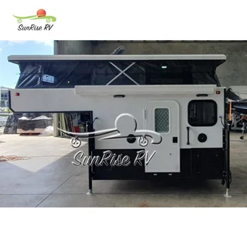 Factory Fiberglass Pickup Truck Camper Long Bed Flat Tray Campers ...