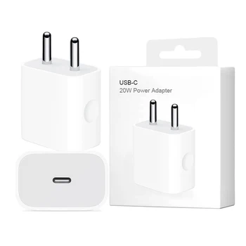 Original India Plug 20w Usb-c Charger Cable Pd 20w Fast Charging Usb-c ...
