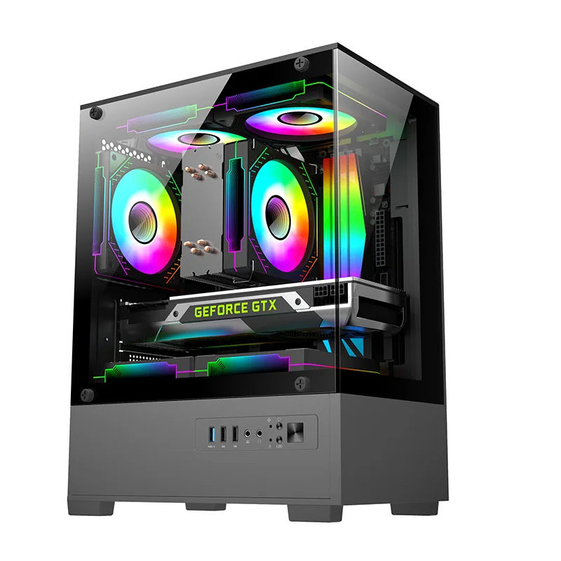 OEM Custom Mini MATX ITX Tower Table Case for PC Gaming