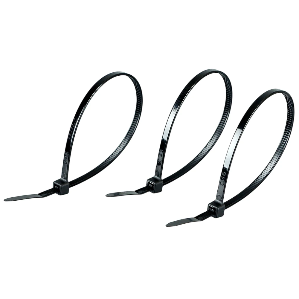 Mini Zip Ties 100 5" Inch Long 40# Pound FLUORESCENT BLUE Nylon Cable ...