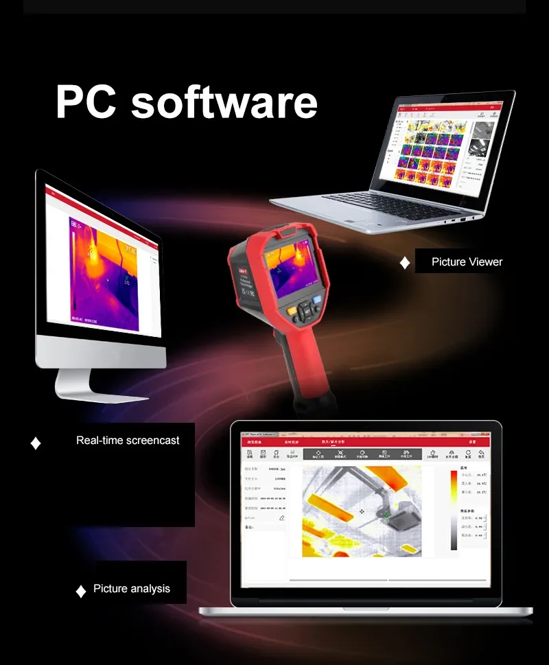UNI-T Uti320e Thermal Imaging Camera - High Resolution & Wifi