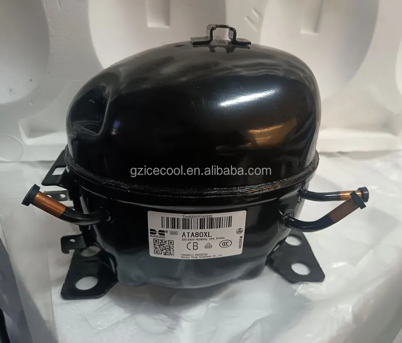 Guangzhou Wanbao R134a Compressor ATA80XL for Refrigeration – 215W ...
