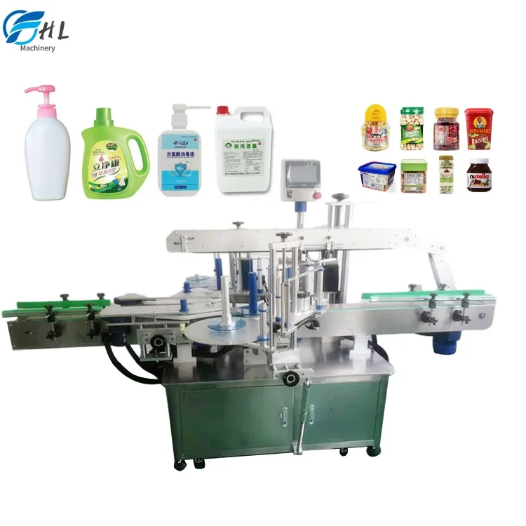 High Quality Automatic Can Labeling Machine Round Bottle Labels Machine ...