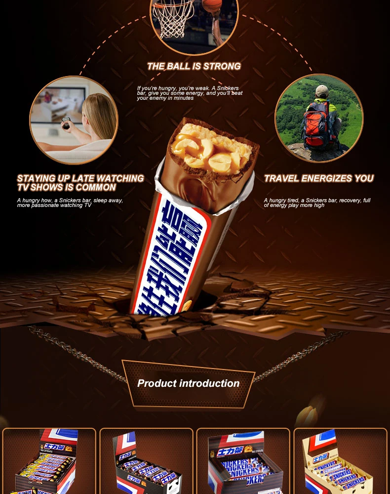 Wholesale Snicker s Wafer Sandwiches Chocolate Bars Energy bar Boxed ...