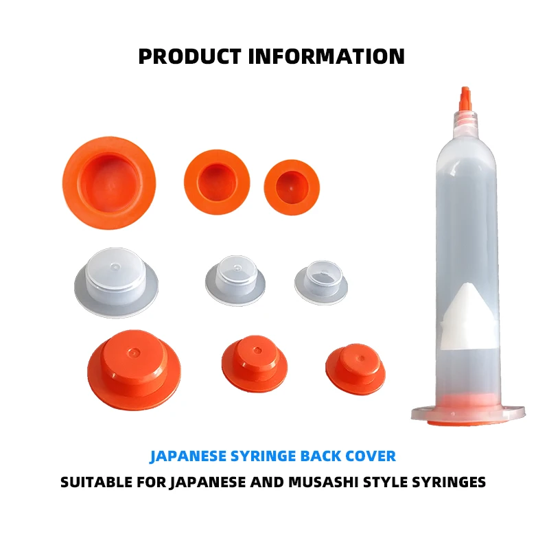 Pneumatic Syringe Stoppers Glue Dispensing Syringe End Caps Syringe ...