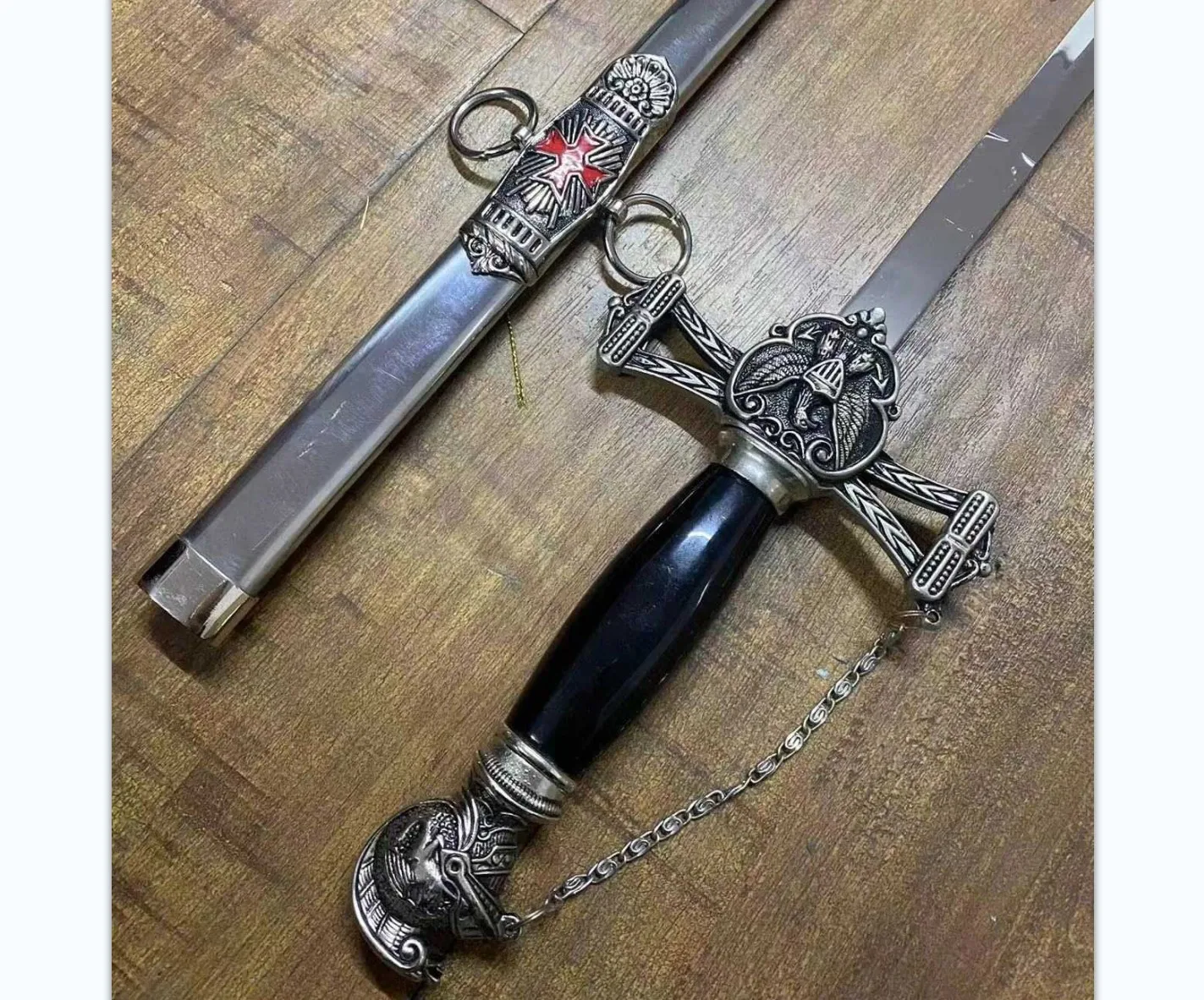 Ceremonial Sword Officer's Sword Ceremonial Metal Masonic Swords Made ...