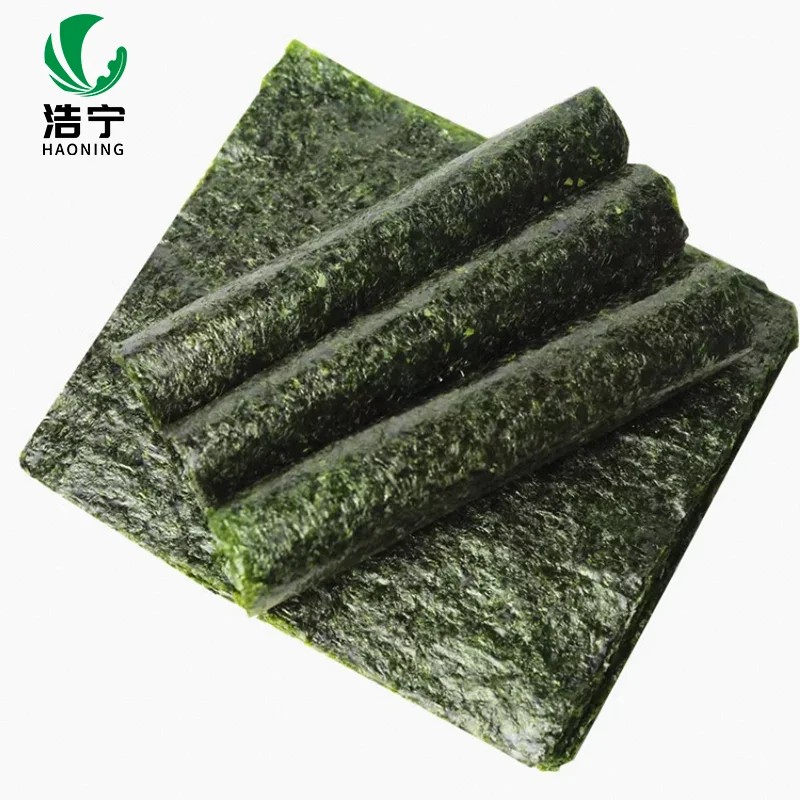 100 Sheet Organic Roasted Seaweed Snacks Golden Sea Sedge Nori Crispy ...