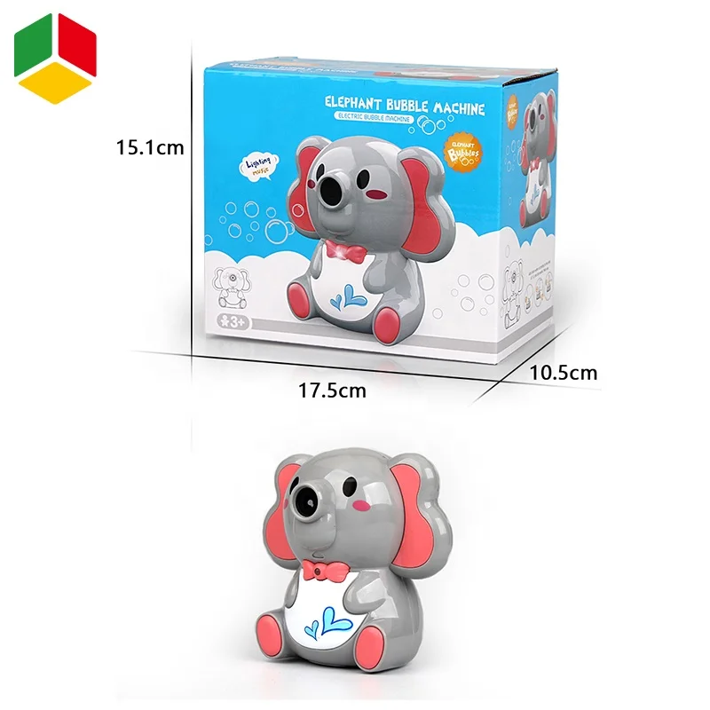 Qs Toy The Elephant Colorful Bubble Machine Outdoor Toy Water Spray Gun ...
