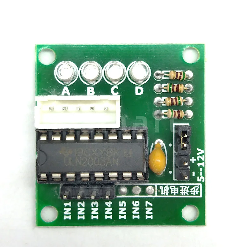 Uln2003an Uln2003 Stepper Motor Driver Module Board For 28byj-48 5v 12v ...