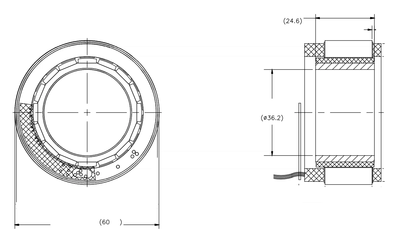 Beudmke Frameless Outrunner Brushless Motor - IP65 BLDC