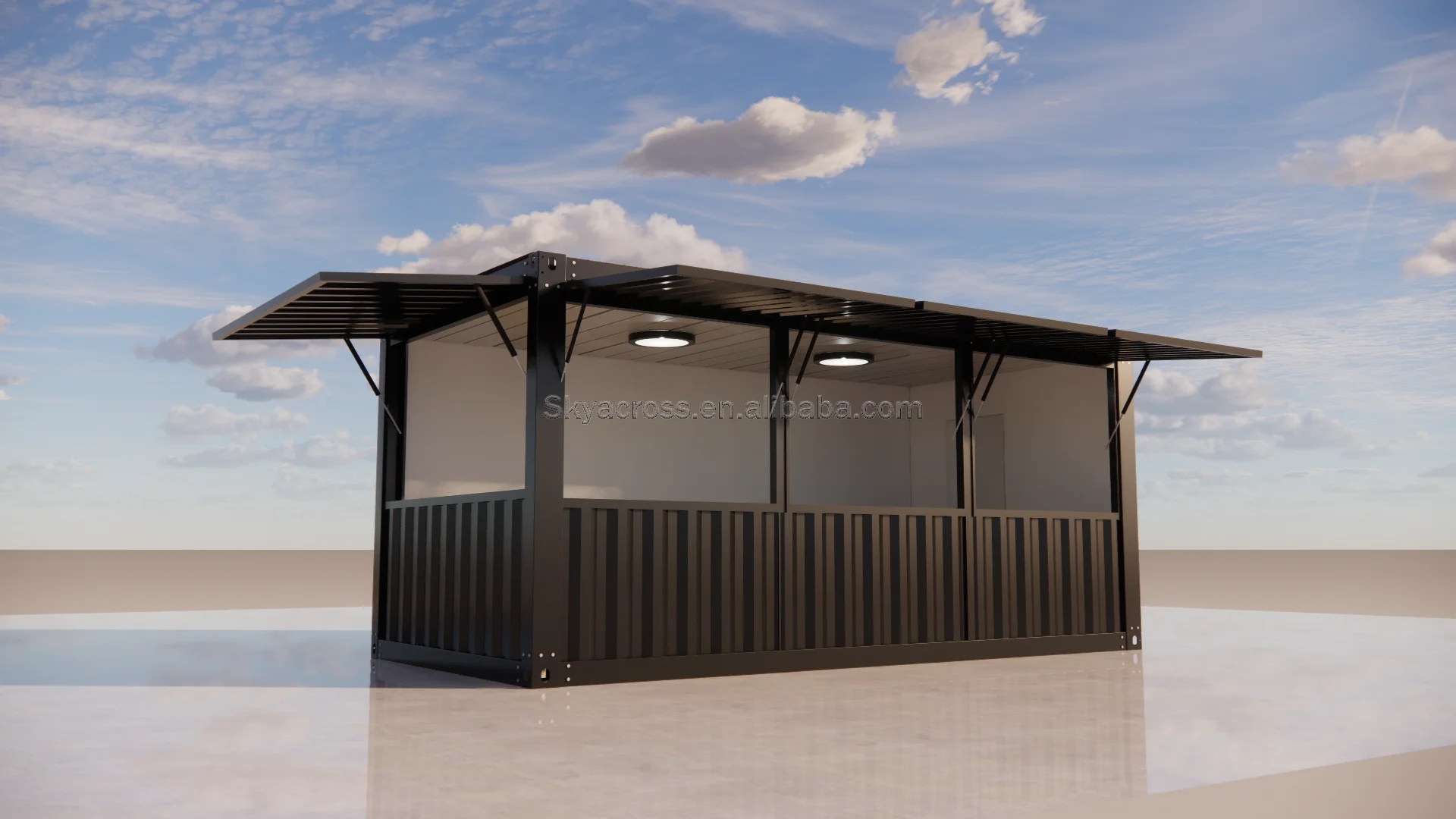 20ft 40ft Prefab Detachable Container Coffee Shop Restaurant Luxury ...