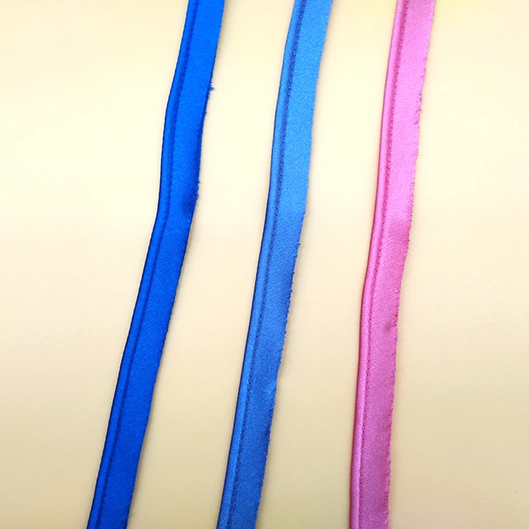 Custom Quality Silk Polyester Piping Cord Tape for Cloth Decoration ...