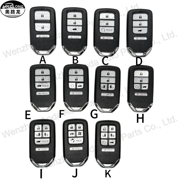 High Quality 3/4/5 Buttons Replacement Car Keys Smart Key Car Case ...