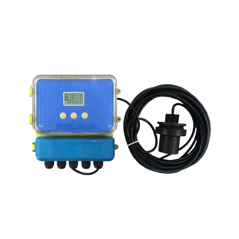 High precision open channel ultrasonic water flow meter rs485 ideal ...