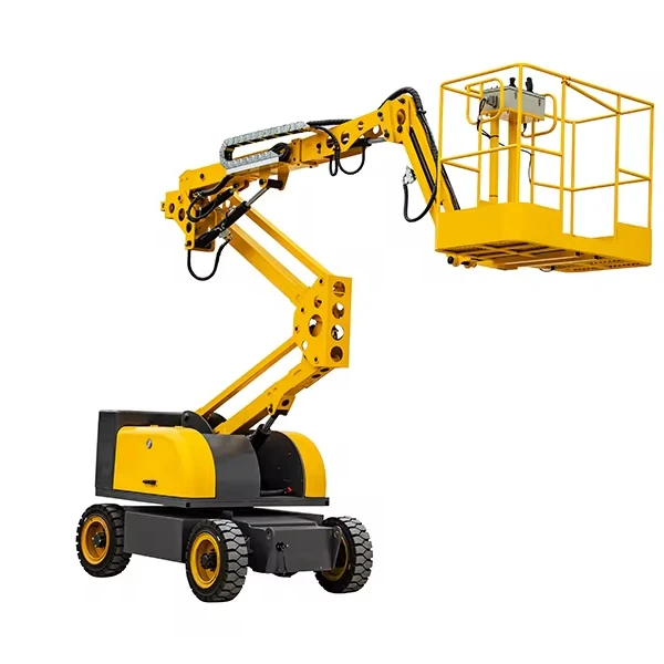 Curved Arm Aerial Work Vehicle with High-Altitude Lifting Platform ...