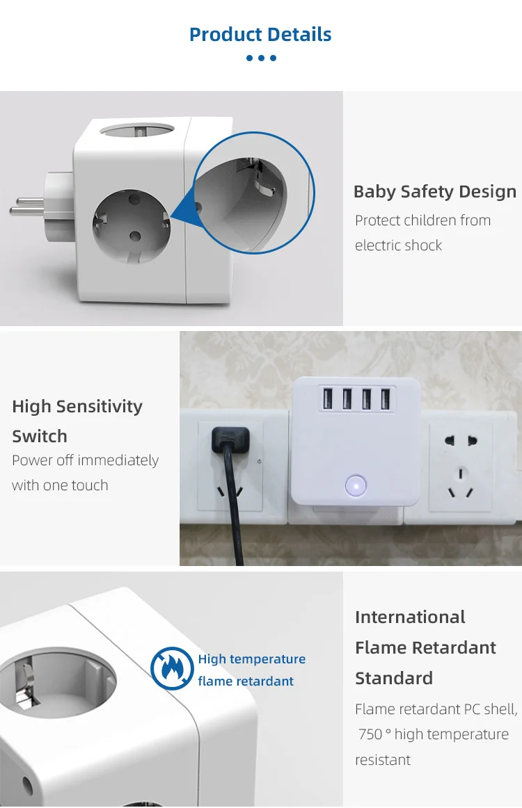 Newest Electrical Travel Adaptor Extension Socket Universal Travel ...