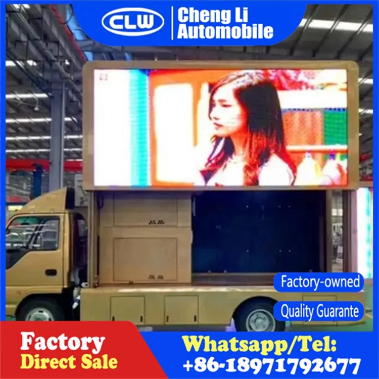 Howo Isuzu Led Display Truck 4x2 P3 P4 Digital Advertising Led Mobile ...