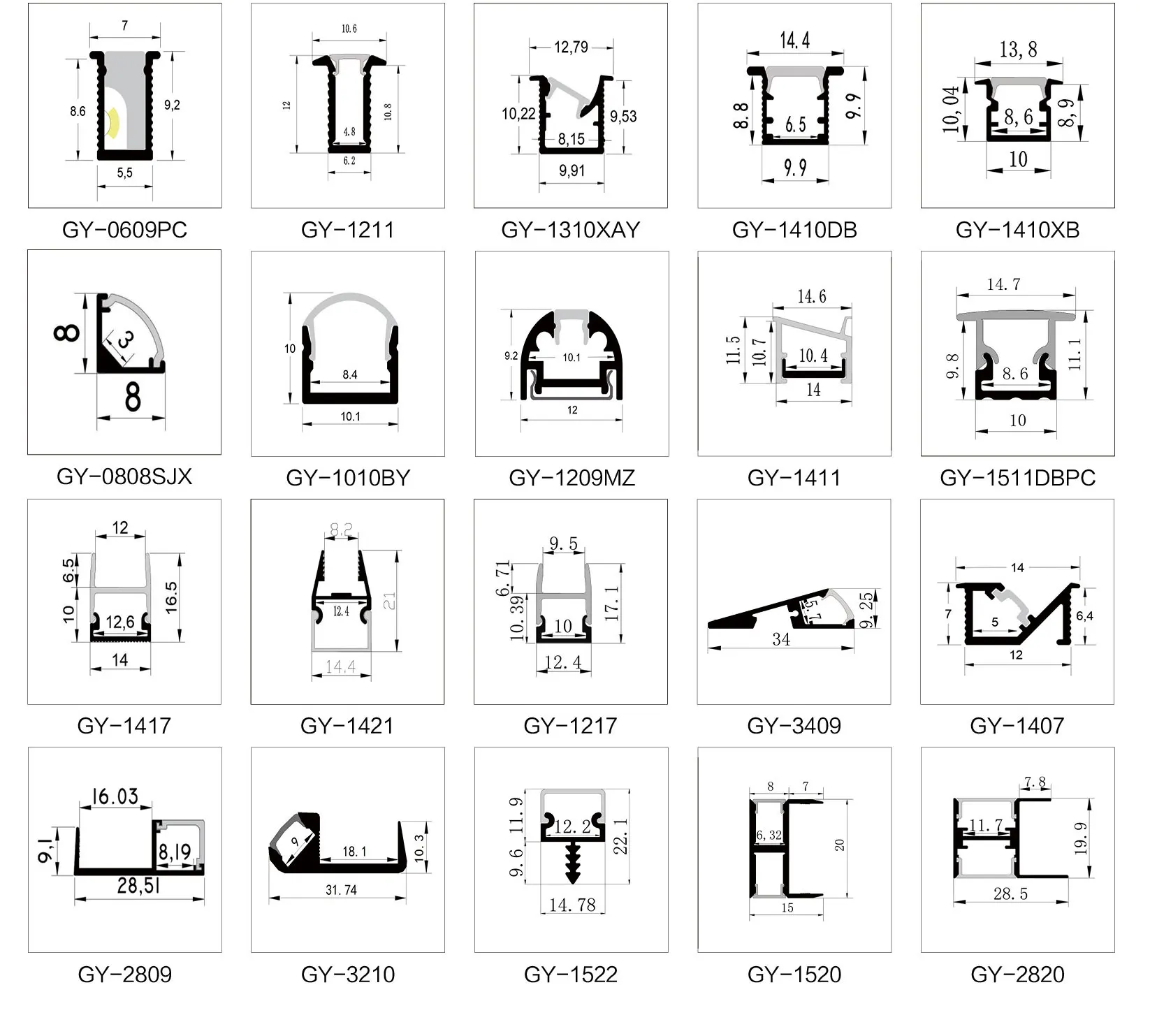 Bendable Flexible Curved Led Strip Light Diffuser Aluminum Profil Light ...