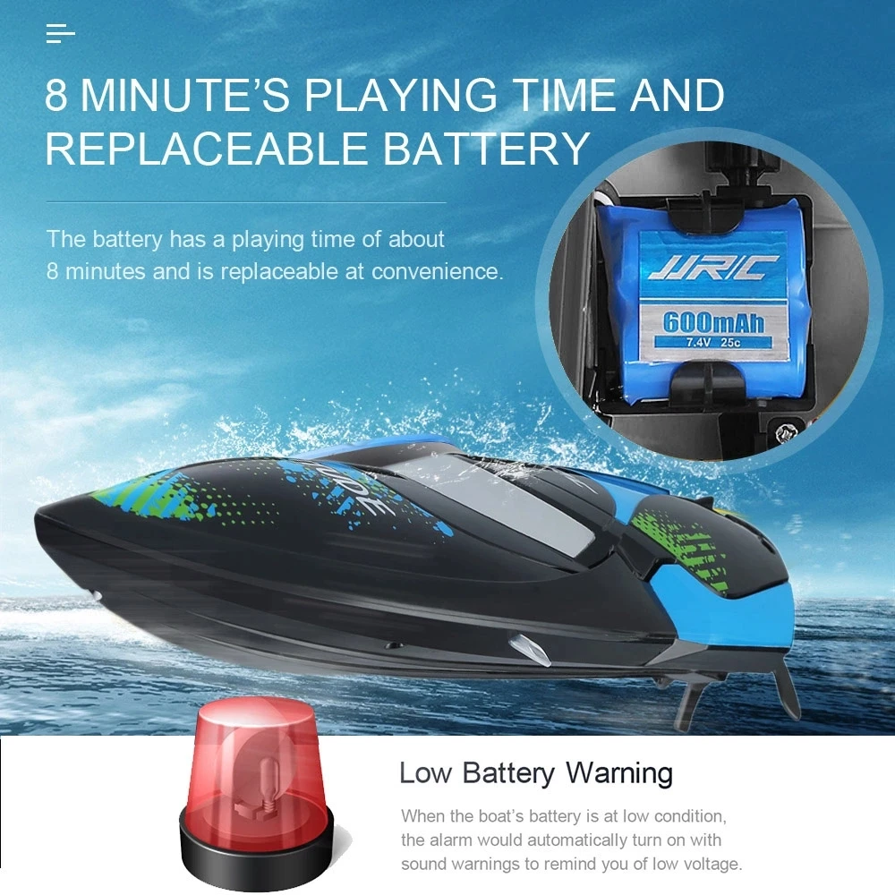 JJRC S3 RC Boat - Mini Speedboat for Kids & Adults