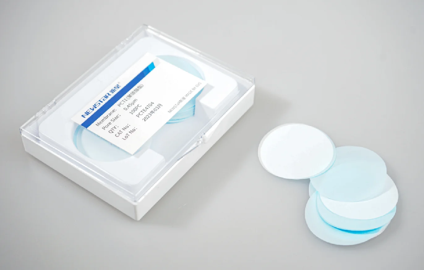 聚碳酸酯轨道蚀刻 (PCTE) 亲水膜过滤器47毫米0.22um 0.45um实验室常见过滤应用| Alibaba.com