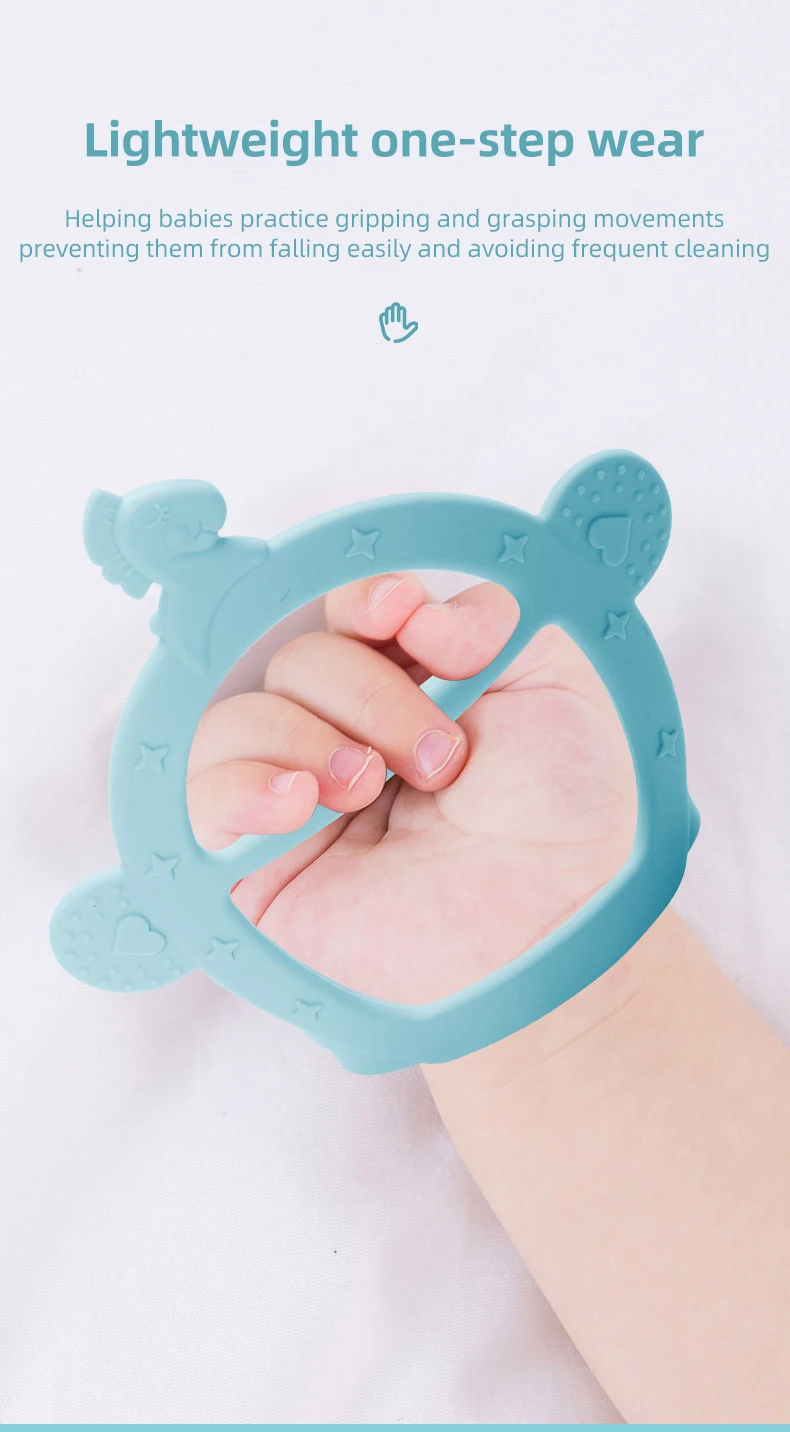 Teether Baby Teething Product Sensory Silicone Montessori Toys For Kids ...