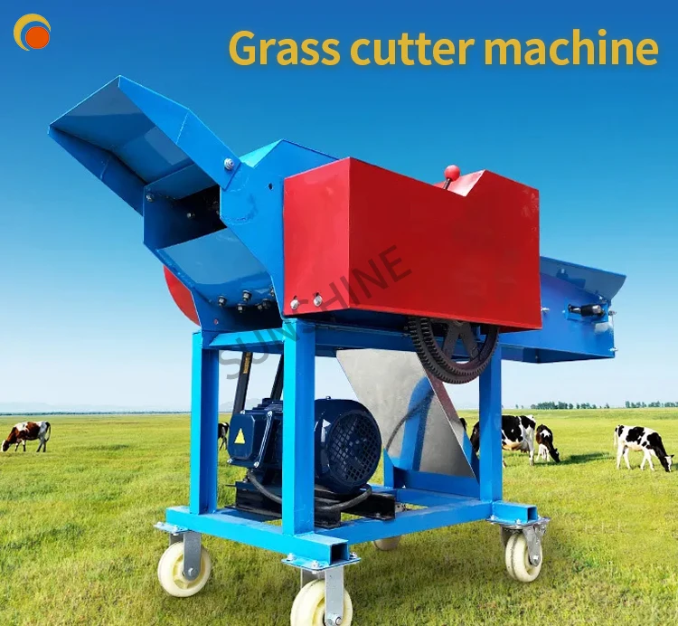 Cheap Electric Horizontal hay Cutter diesel Animal Feed hay Grass ...