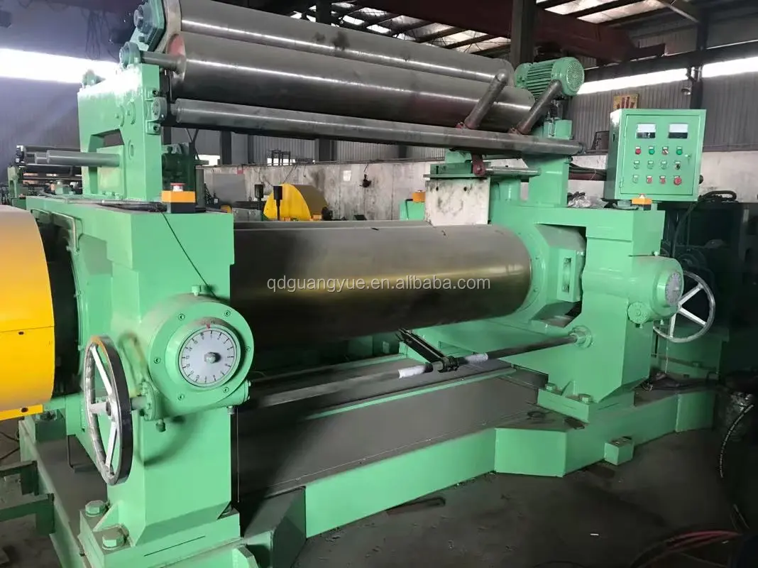 Rubber Mixing Mill Lab Rubber 2 Roll Mixing Mill Plastic Rubber ...