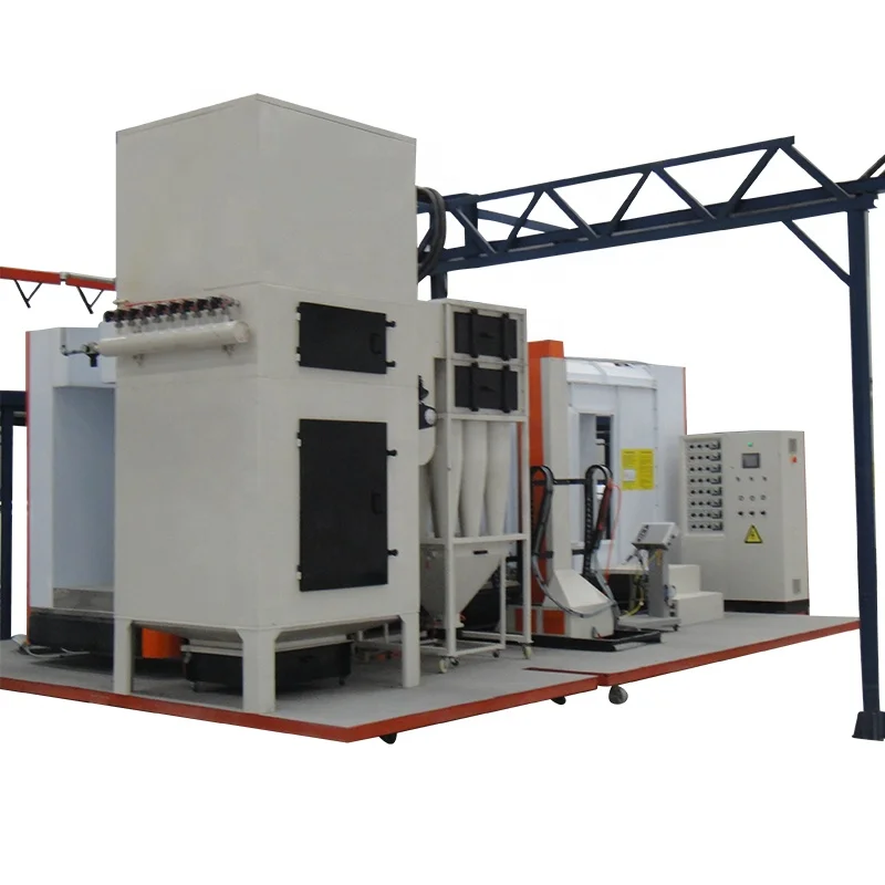 Multi Cyclone Filter Automatic Powder Coating Spray Booth