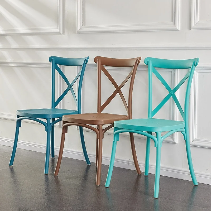 Plastic Cross Back Chairs - Stylish & Durable Dining Solutions