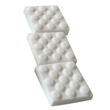 Alumina Ceramic Dimple Tile With Groove Back For Ceramic Pulley Lagging ...