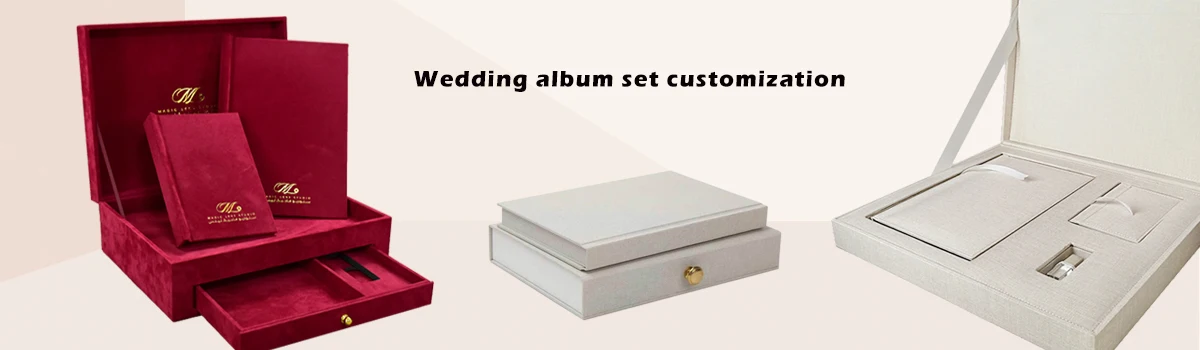 A3+A4+A6 Wedding Album Cover - Double Decker Packaging Box