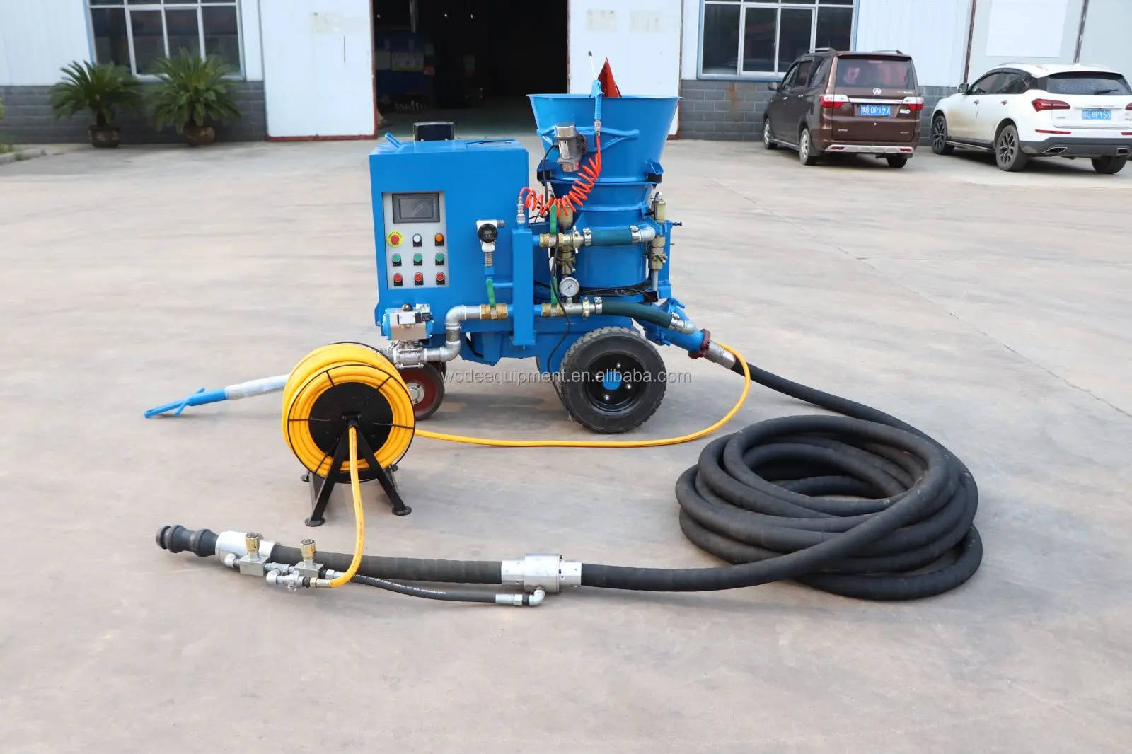 3m3/h Electrical Refractory Shotcrete Machine for Industrial Furnace ...