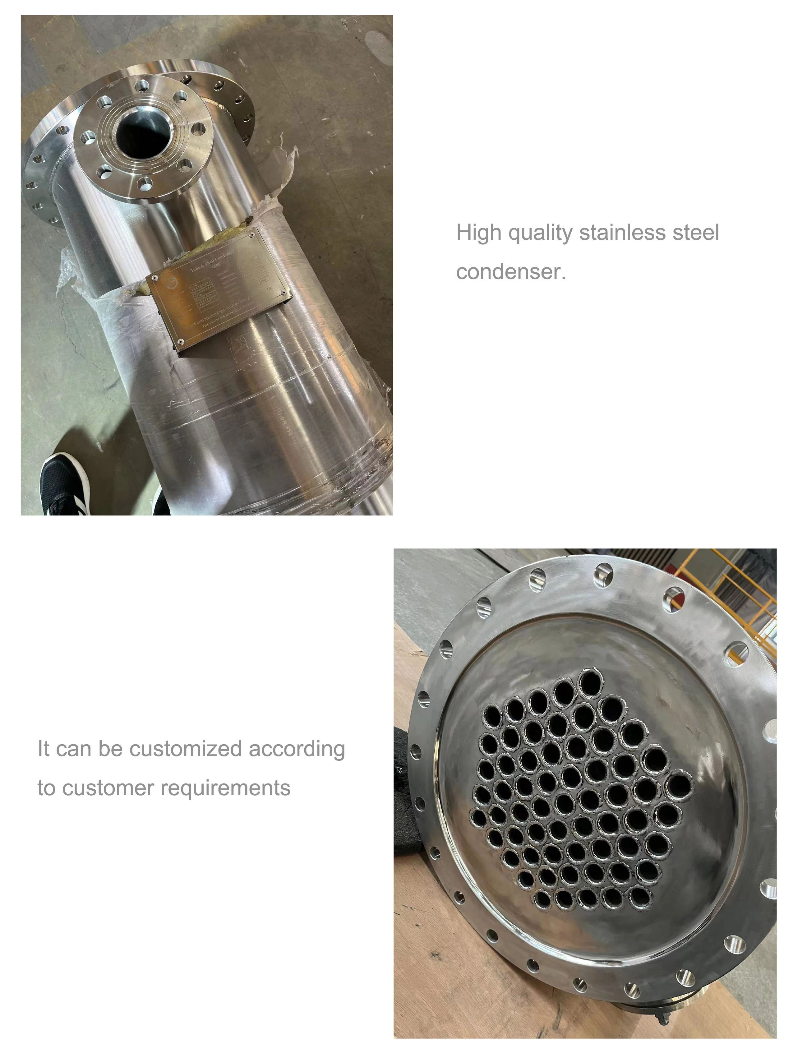 Stainless Steel Reactor Vessel with Jacket - 200-10000L