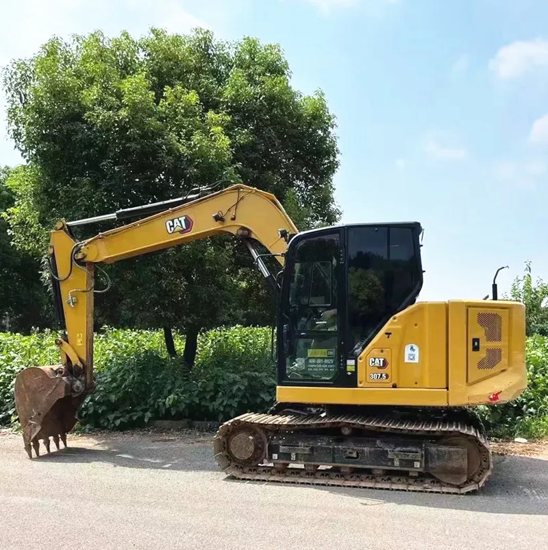 Japan Used Cat 307.5 Crawler Excavator Mini Digger Cat 308e 308e2 308c ...